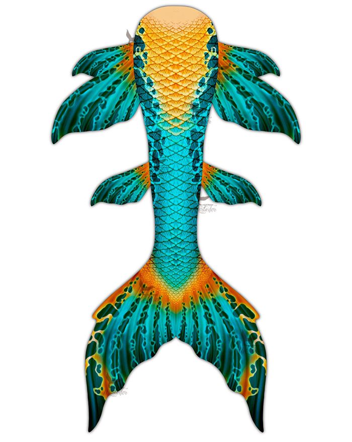 Whimsy Three Mermaid Tail Skins made by Mertailor