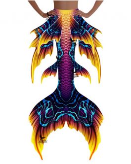 Carnival Oceana Whimsy Fantasea Tail "Three" by Mertailor Mermaid Tails