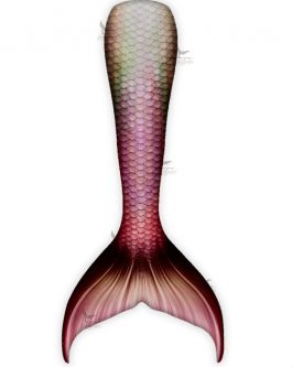 Maroon Fly Full Fantasea Mermaid Tail Skin